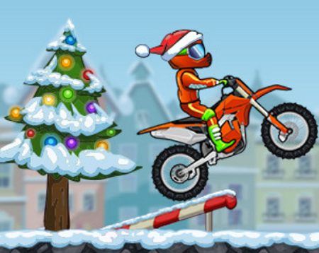 Moto X3M Winter - Play Online Moto X3M Winter on PolyTrack Unblocked